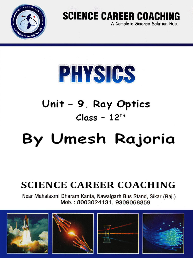 Ray Optics Complete Notes Jee | PDF