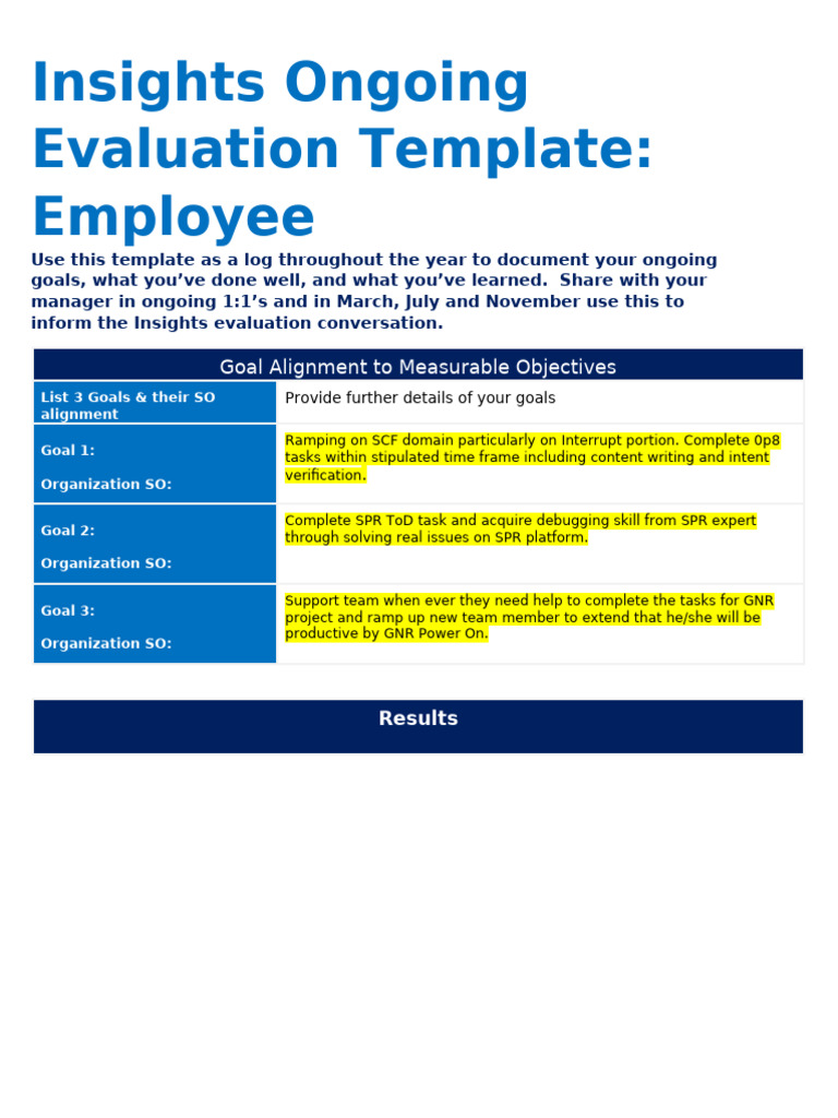 Insights Employee Template Preparationgeneral Template - Anirban ...