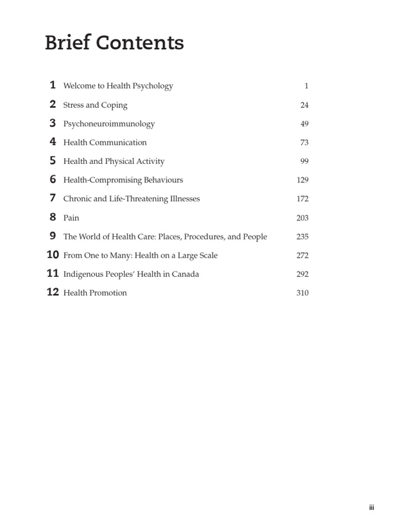 Health Psychology: Key Concepts & Issues | PDF | Health Psychology ...