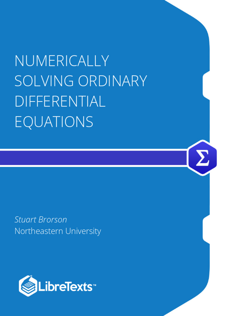 Full | PDF | Ordinary Differential Equation | Function (Mathematics)