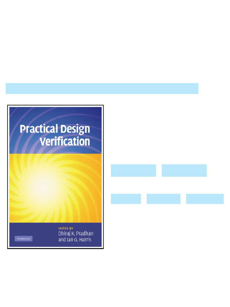 (Ebook) Practical Design Verification by Dhiraj K. Pradhan, Ian G ...