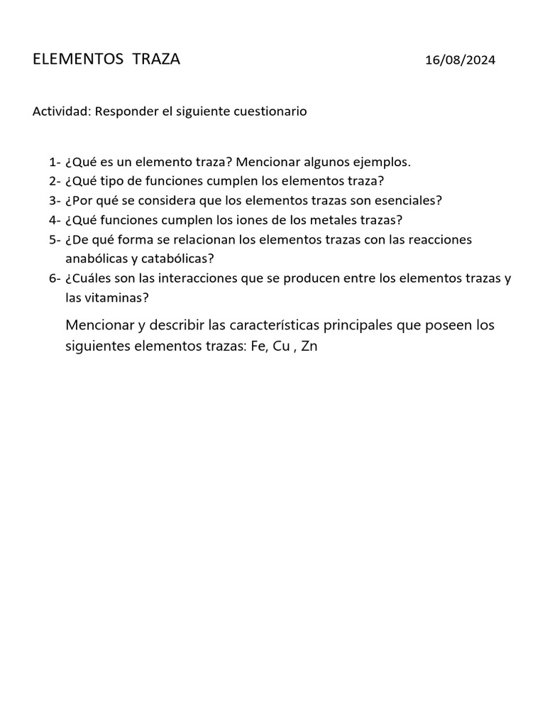 10° GUIA SOBRE ELEMENTOS TRAZA (1) | PDF
