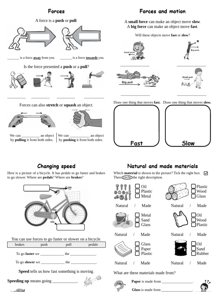 Understanding Forces and Motion Basics | PDF