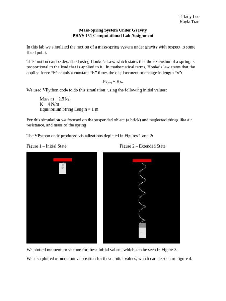 Physics - lab 3 | PDF | Momentum | Mass