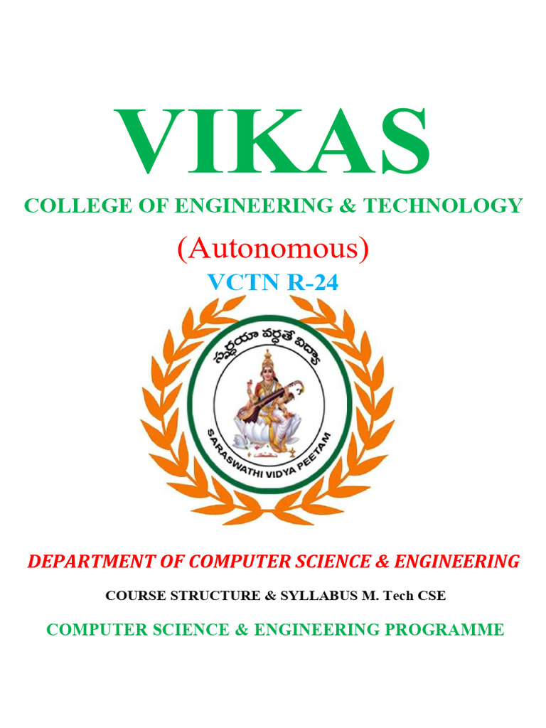 M.Tech CSE Course Structure & Syllabus | PDF | Computer Network | Data ...