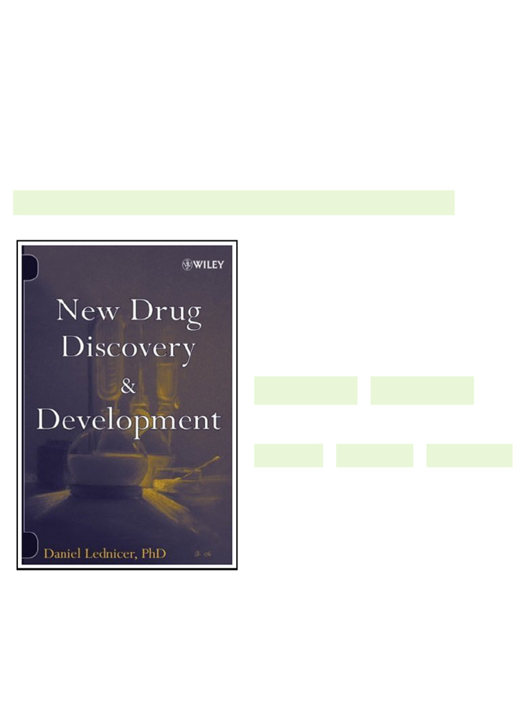 (Ebook) New Drug Discovery and Development by Daniel Lednicer ISBN ...