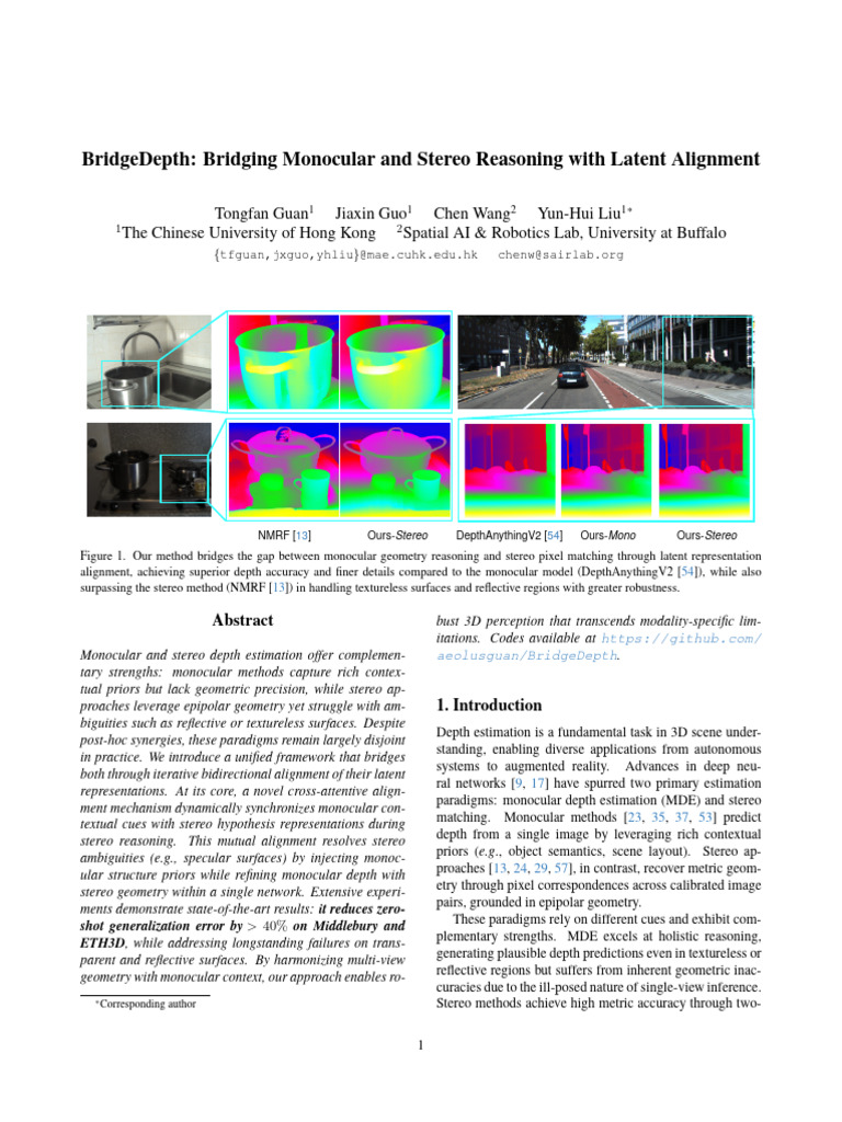 BridgeDepth | PDF | Statistical Inference