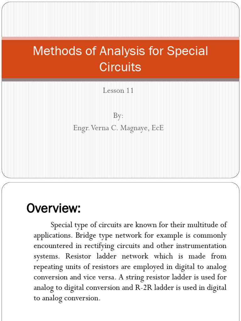 Lesson 11 - Circuits 1 | PDF | Electrical Network | Voltage