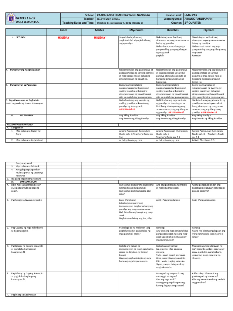 AP 1 Q2 Week 1 | PDF