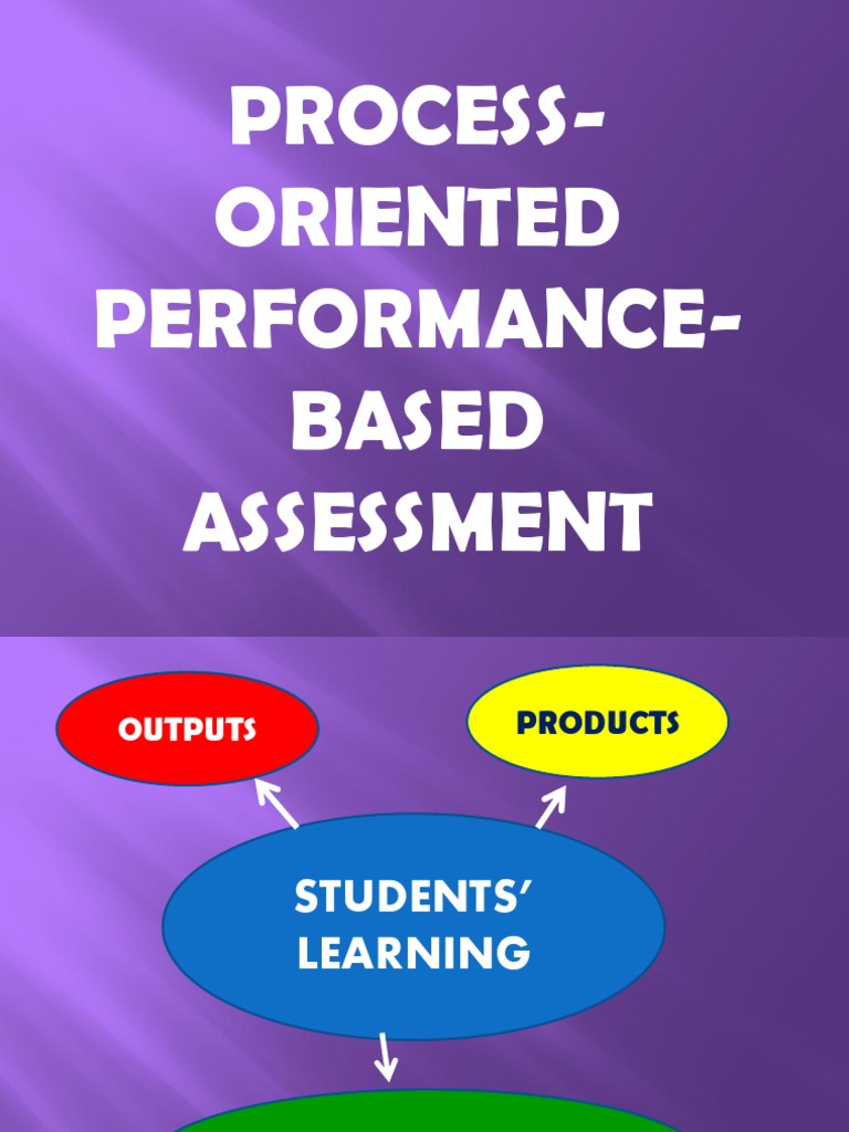Process-Oriented Performance-Based Assessment Part 1 | PDF | Rubric ...