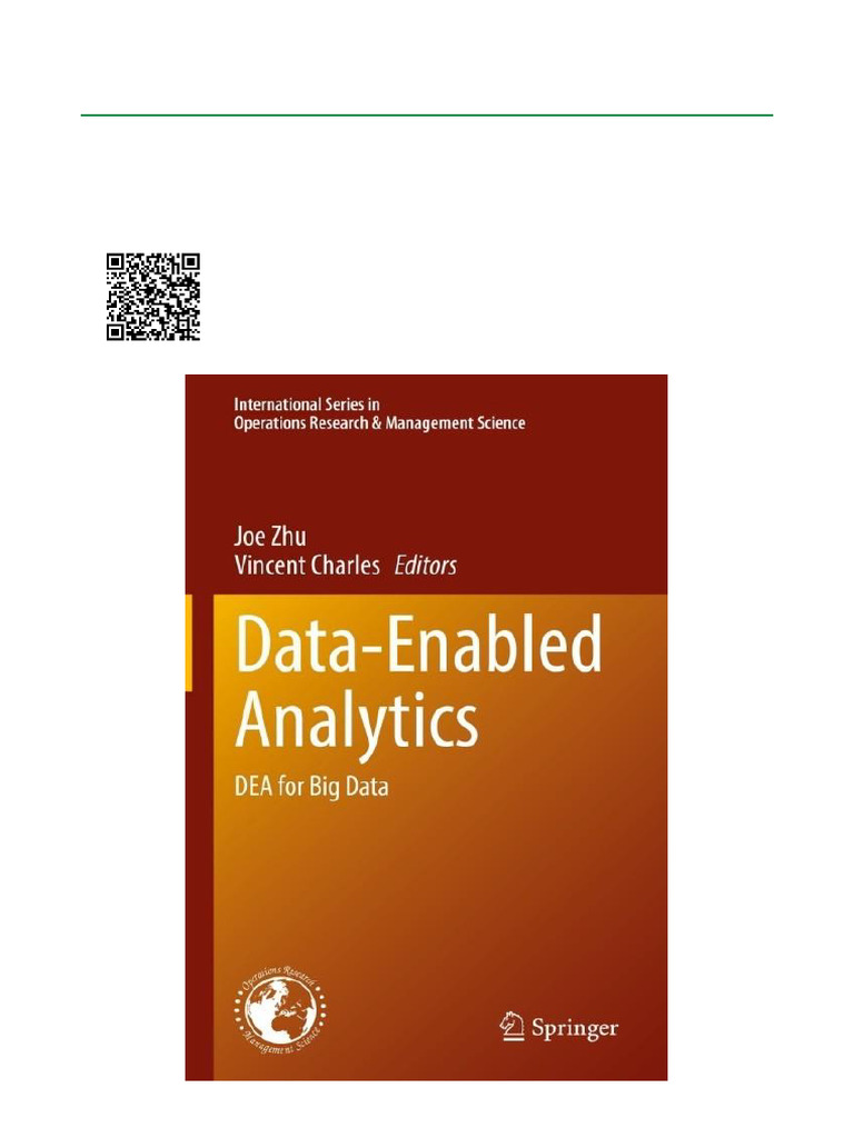 Data Enabled Analytics DEA for Big Data ISBN 9783030751616, 3030751619 Premium eBook Download ...