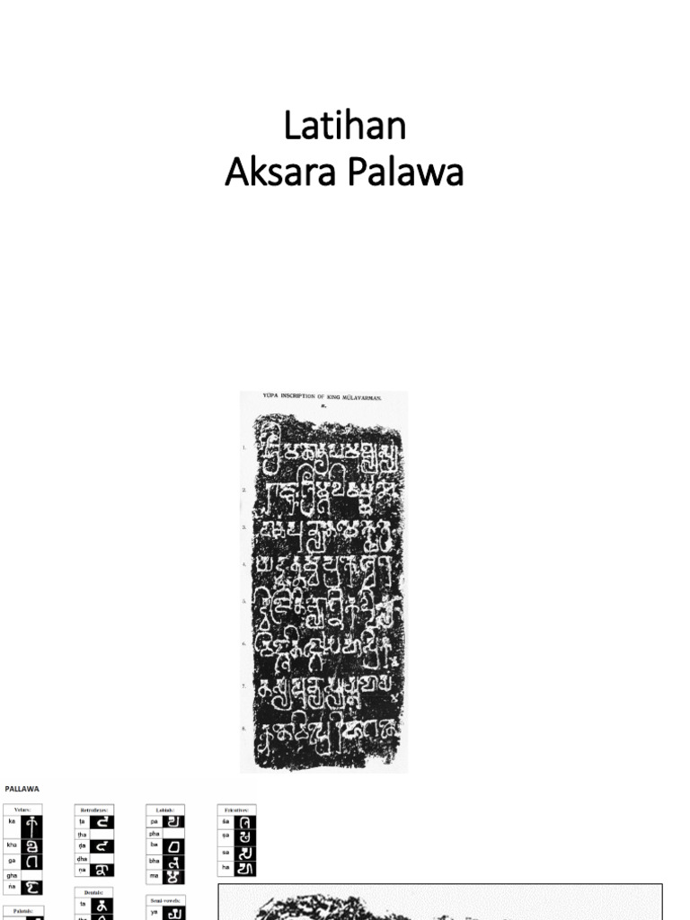 Latihan Aksara Palawa | PDF