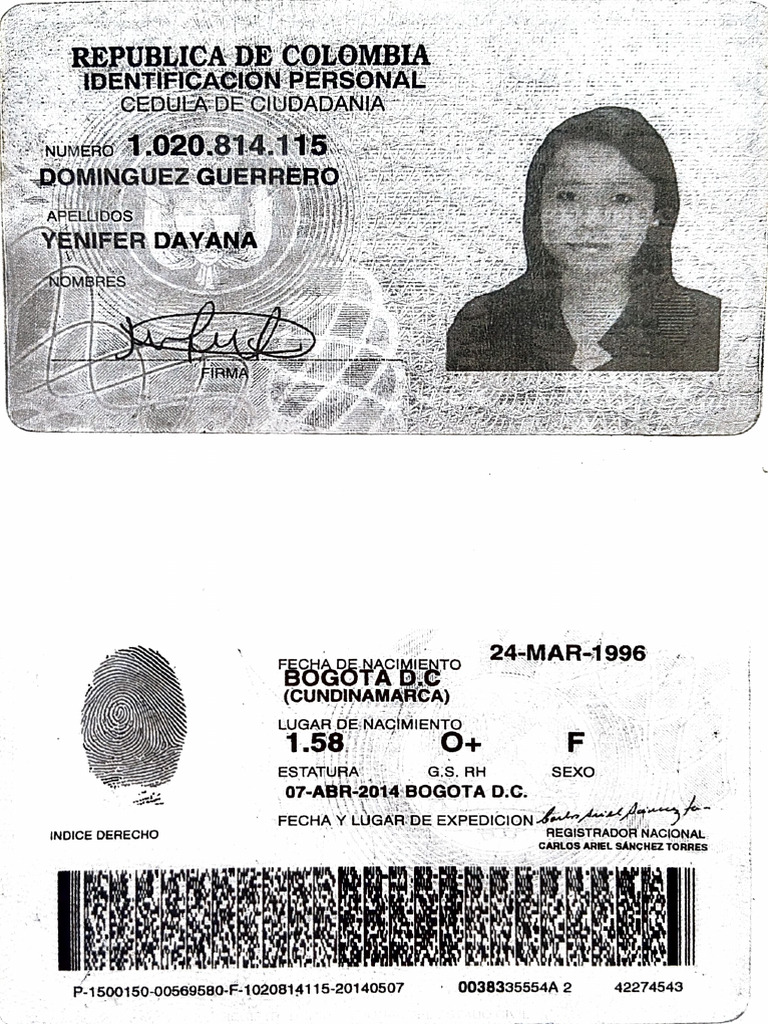 Cédula Dayana | PDF