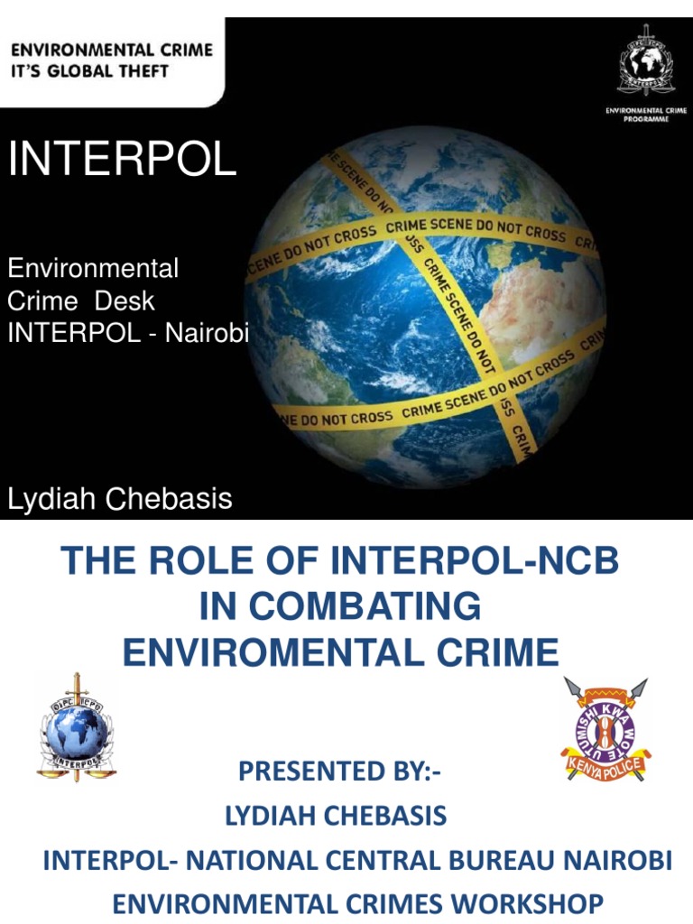 Interpol Presentation | Intelligence Analysis | Police