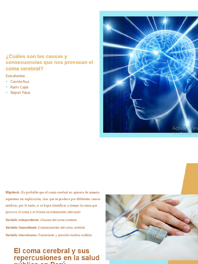 ¿Cuáles Son Las Causas y Consecuencias Que Nos Provoca Un Coma Cerebral ...