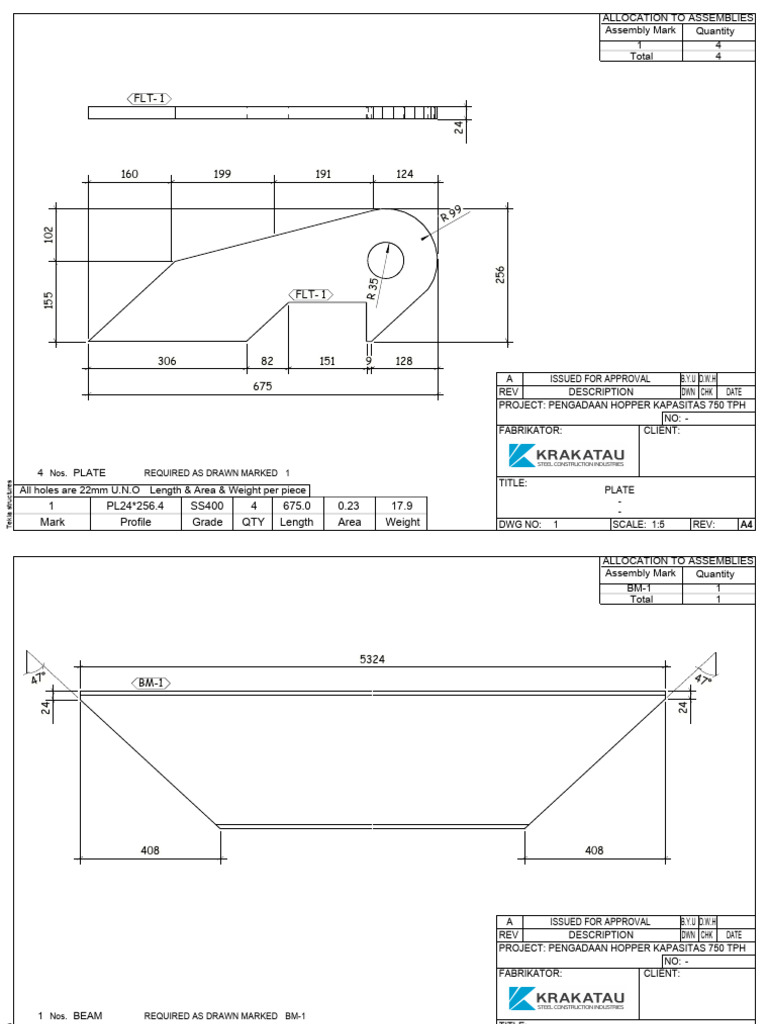 Tekla Structures Hopper Project Details | PDF | Physical Quantities ...