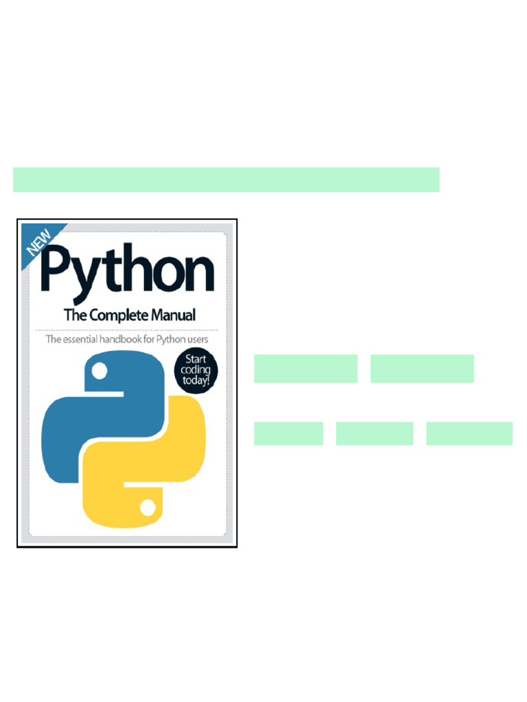 Python The Complete Manual 2nd Edition Coll. - ebook and textbook resources | PDF | Data Type ...