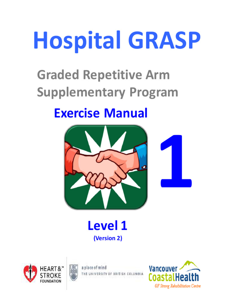 GRASP Level 1 Exercise Manual | PDF | Hand | Arm