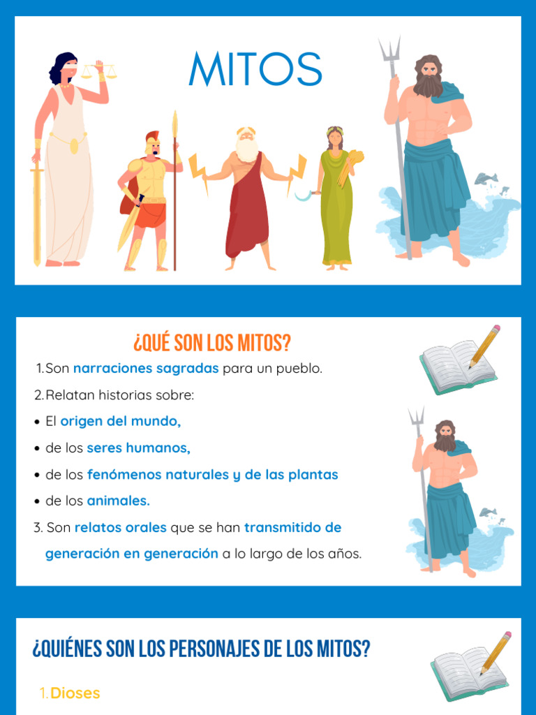 MITOS 3ro Básico | PDF | Mitología | Creencia religiosa y doctrina