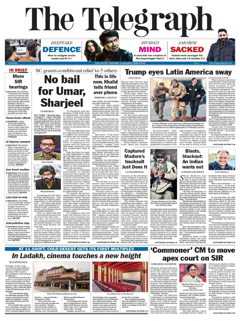 The Telegraph 06 01 2026 | PDF