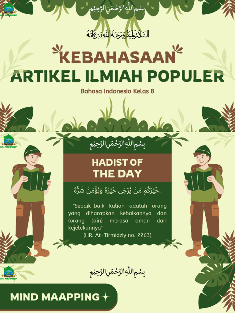 Kebahasaan Artikel Ilmiah Populer Kelas 8 | PDF