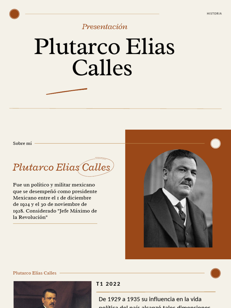Plutarco Elias Calles 1 | PDF