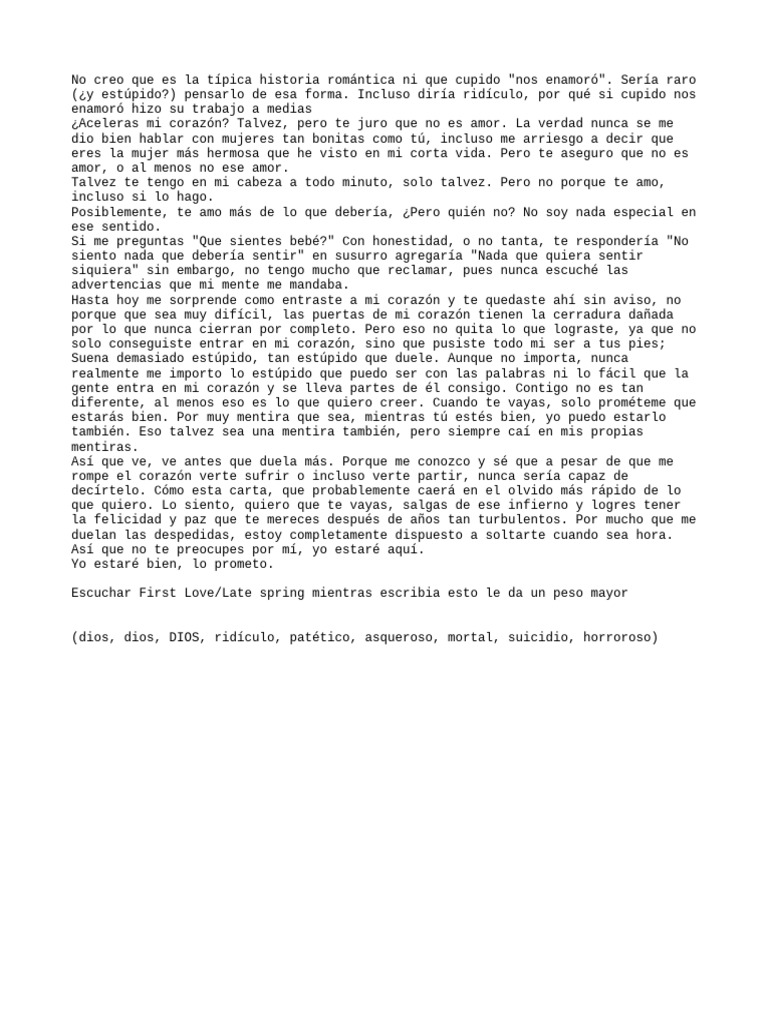 So Please, Hurry, Leave Me | PDF