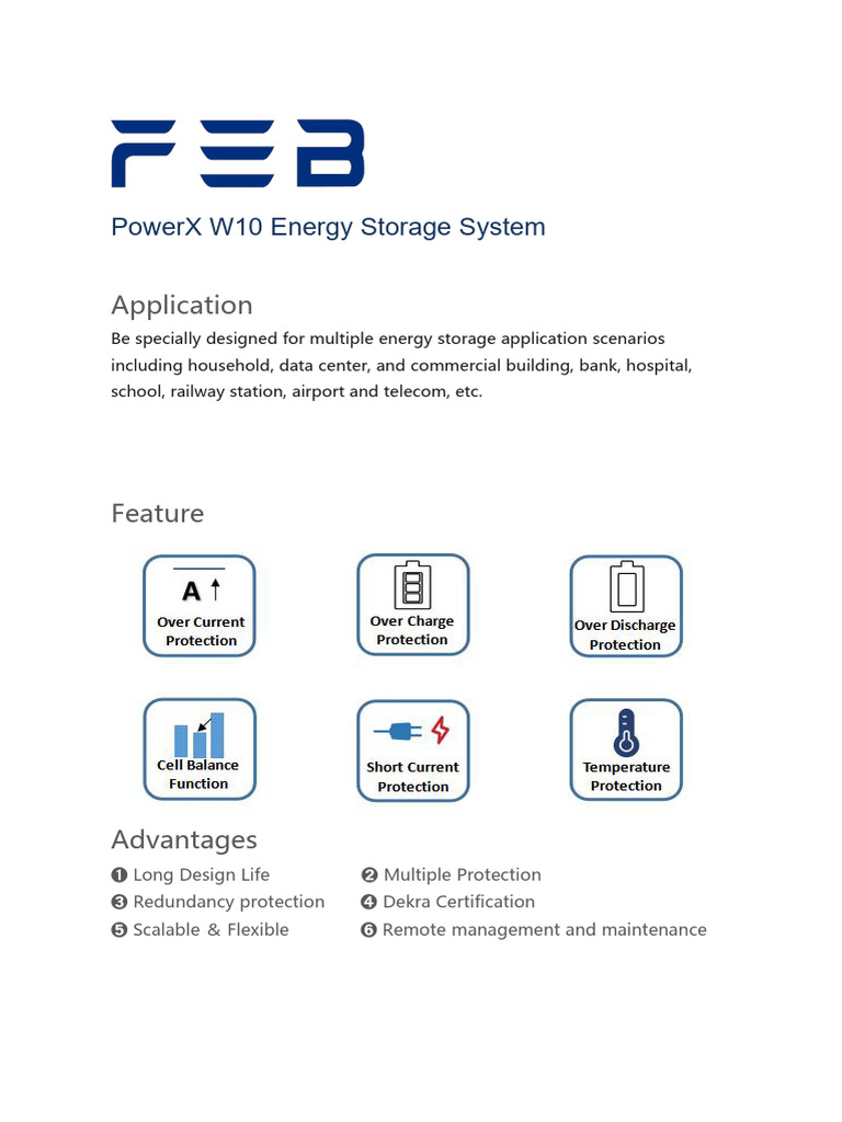 PowerX W10 Product Specification | PDF | Electricity | Electrical ...