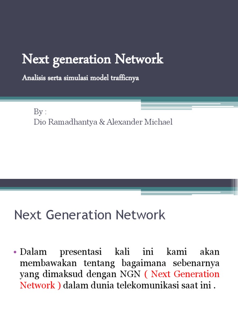 Next Generation Network | PDF