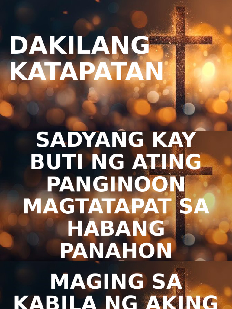 Dakilang Katapatan | PDF