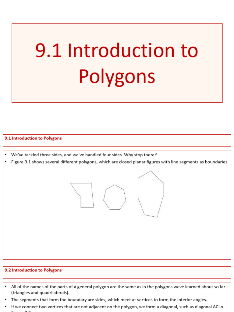 Understanding Polygons: Types & Properties | PDF