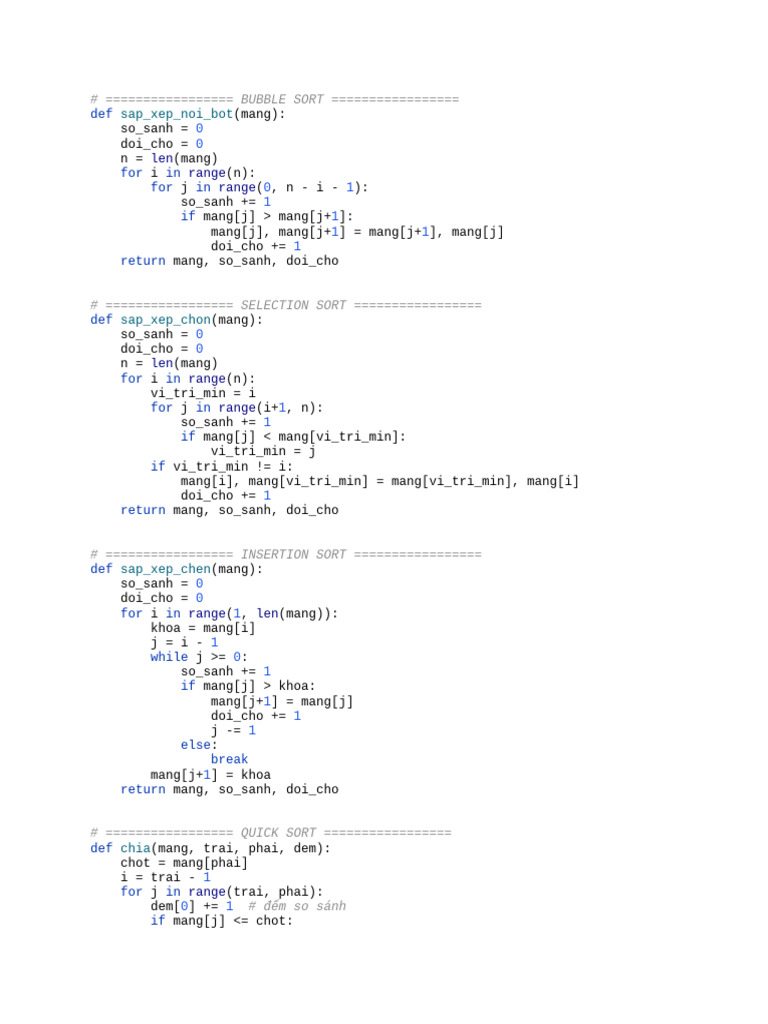 Bubble Sort | PDF