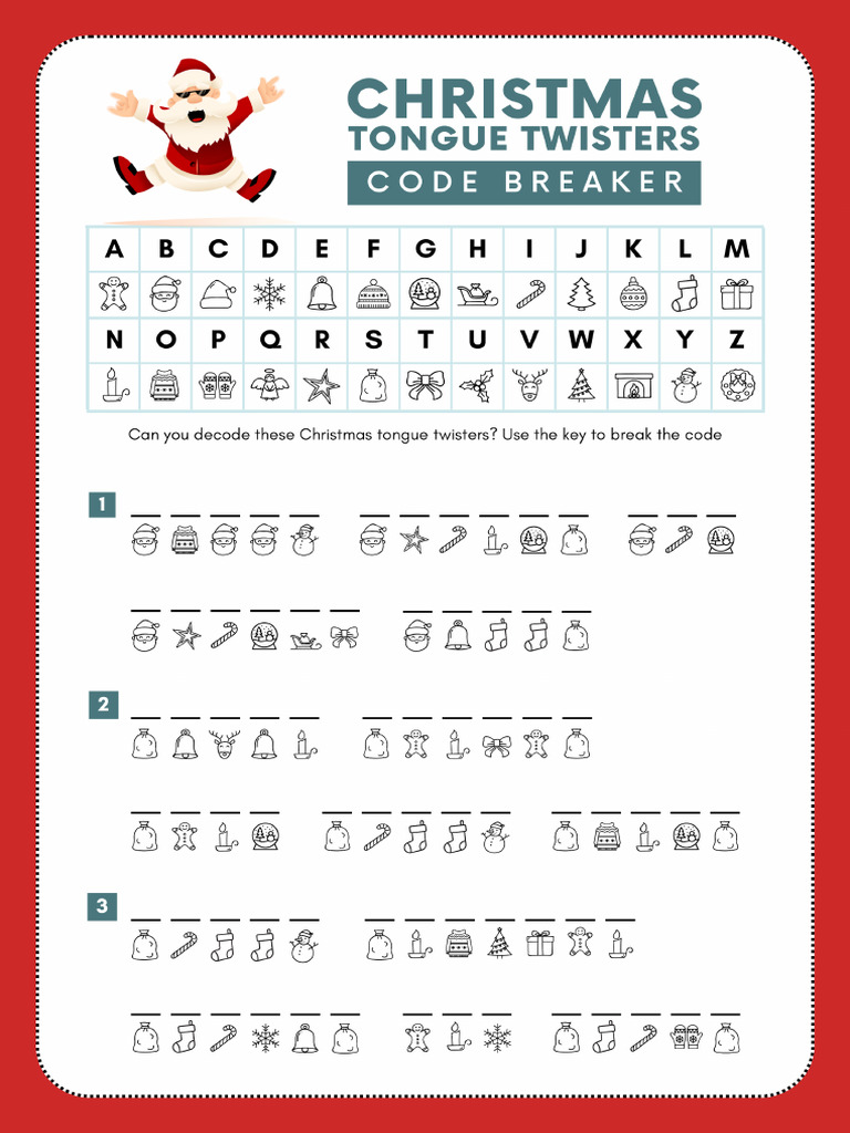 ChristmasActivitycoloringbycodeandCodeBreakerPuzzle 1 | PDF