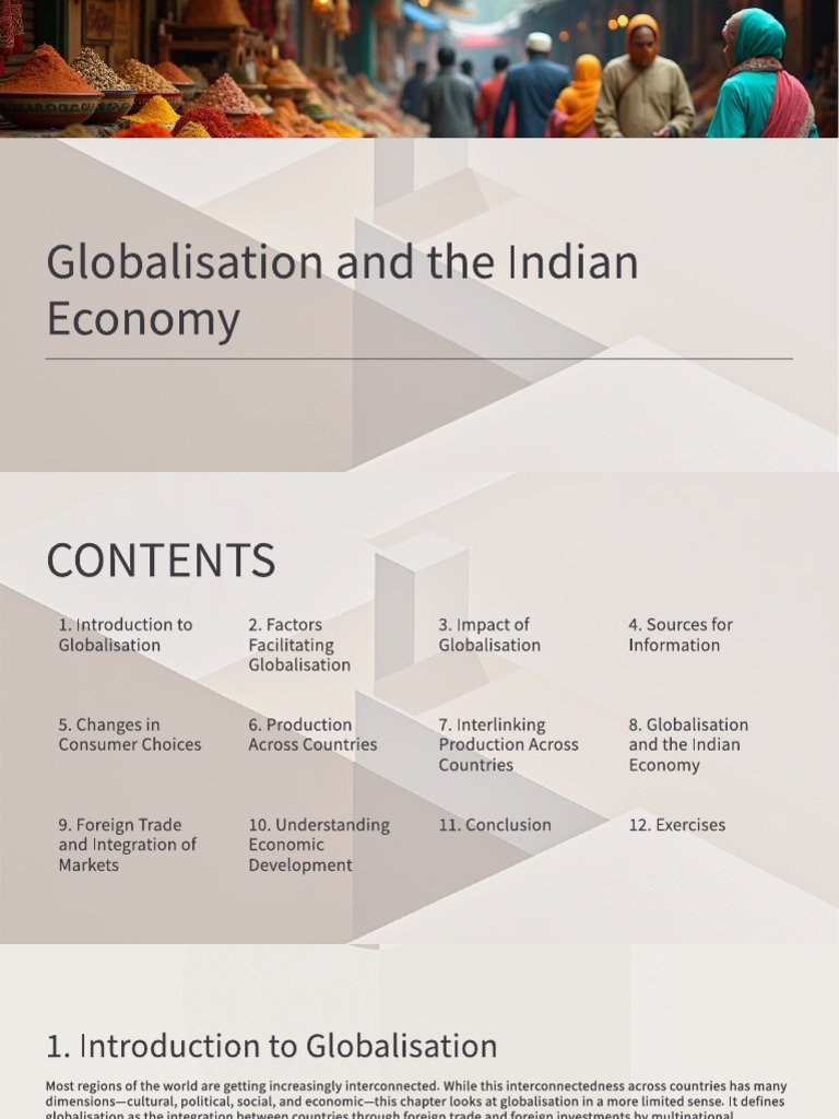 Globalisation's Impact on India's Economy | PDF | Globalization ...