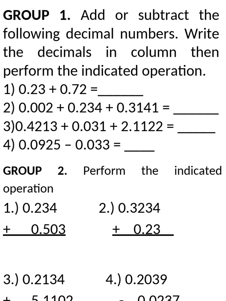Activity Sheets | PDF