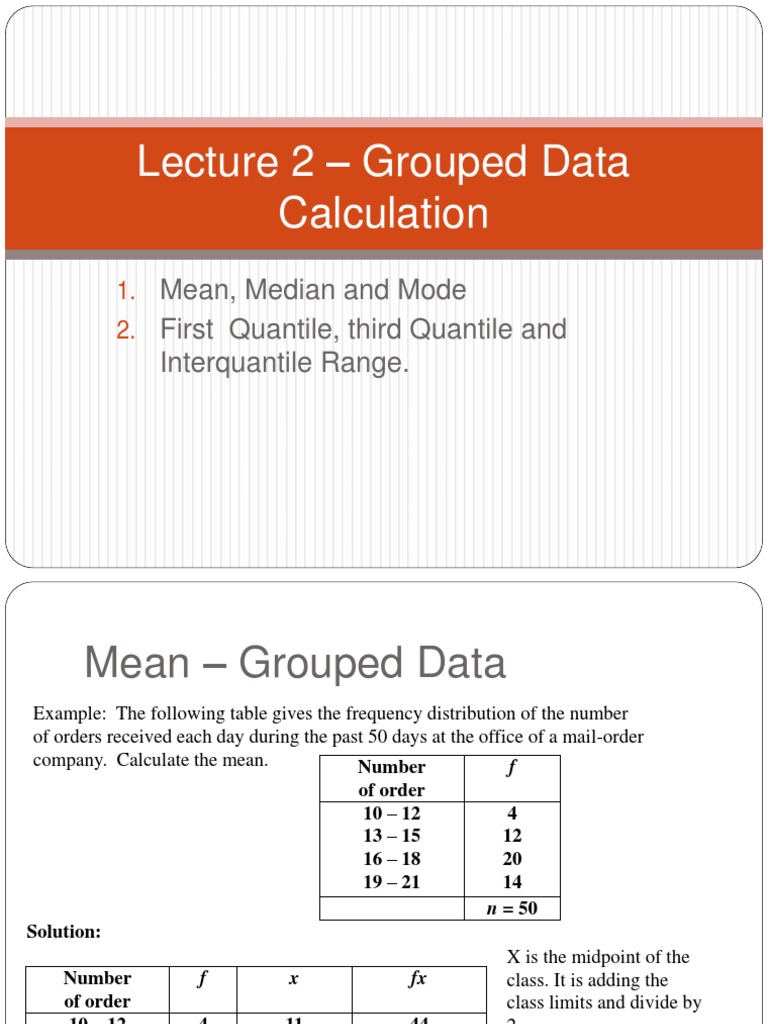 Mode Mean Median | PDF | Median | Descriptive Statistics