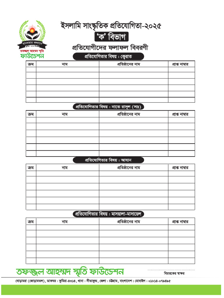 Jewel BHi Assesment Form | PDF