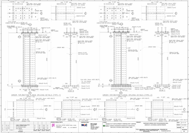 DRG 105 Structural Drawings For Buckingham Canal | PDF