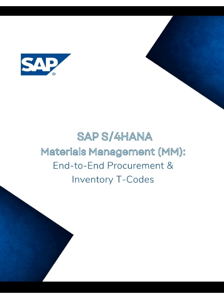 SAP-T Codes | PDF