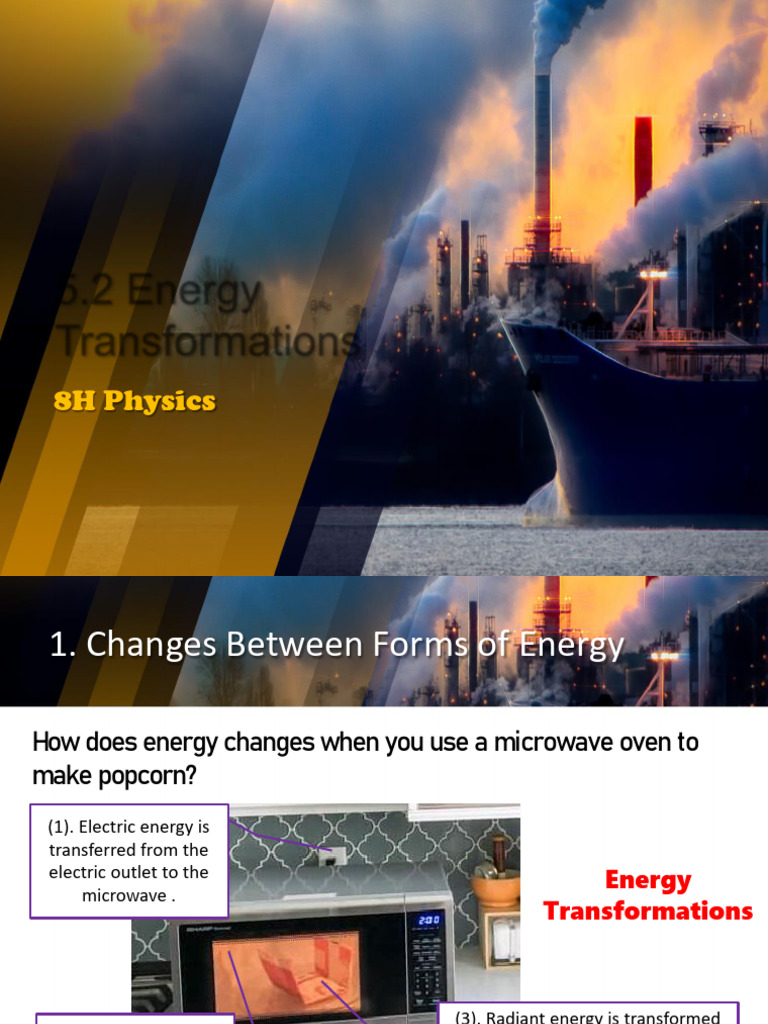8H 5.2-Energy Transformations | PDF | Pendulum | Force