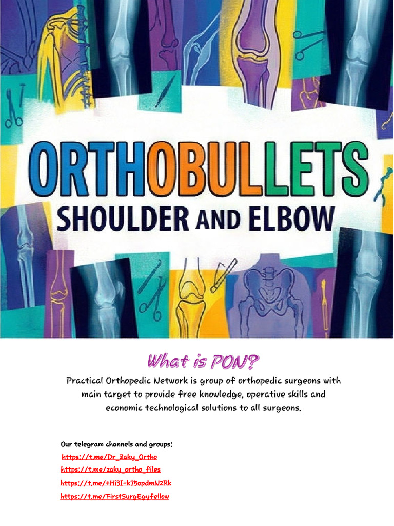 Orthobullets Shoulder and Elbow 2026 | PDF | Elbow | Anatomical Terms ...