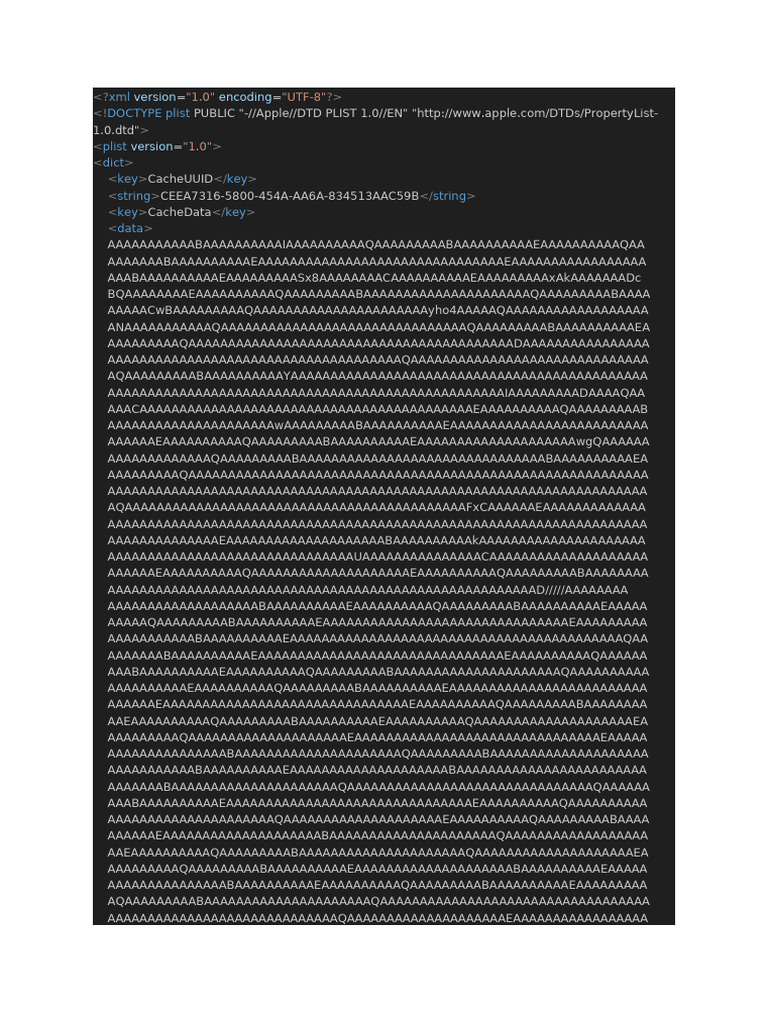 iPhone Cache Data Structure Overview | PDF