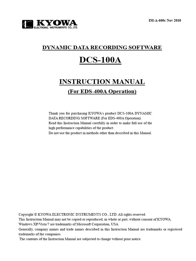 IM-A-660c DCS100A EDS400A US | PDF | Computer Network | Computer File