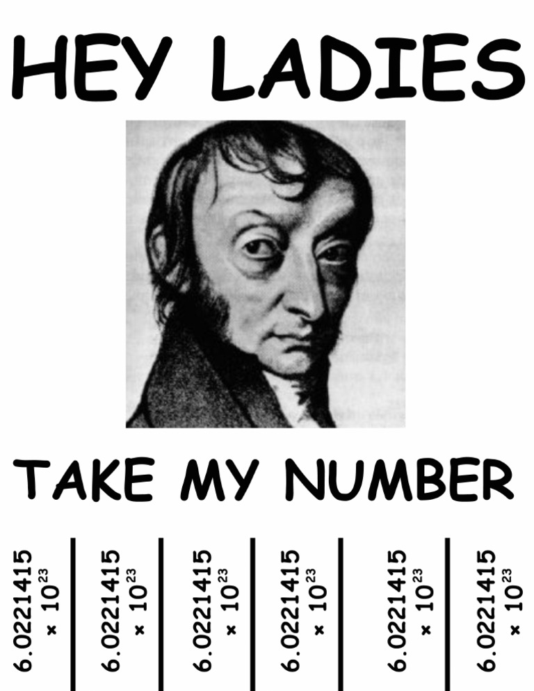 Avogadro's Number Flyer | PDF