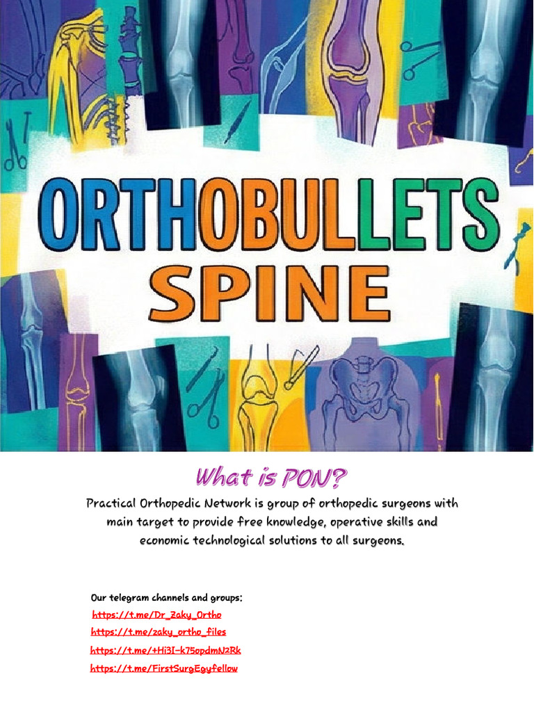 Orthobullets Spine 2026 | PDF | Scoliosis | Vertebra