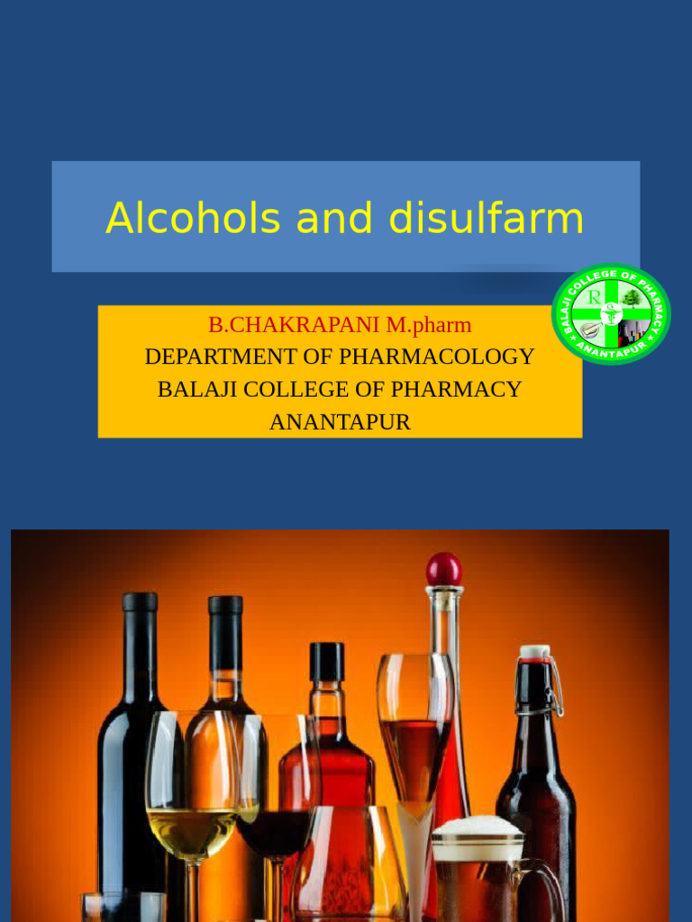 alcohols and disulfaram | PDF
