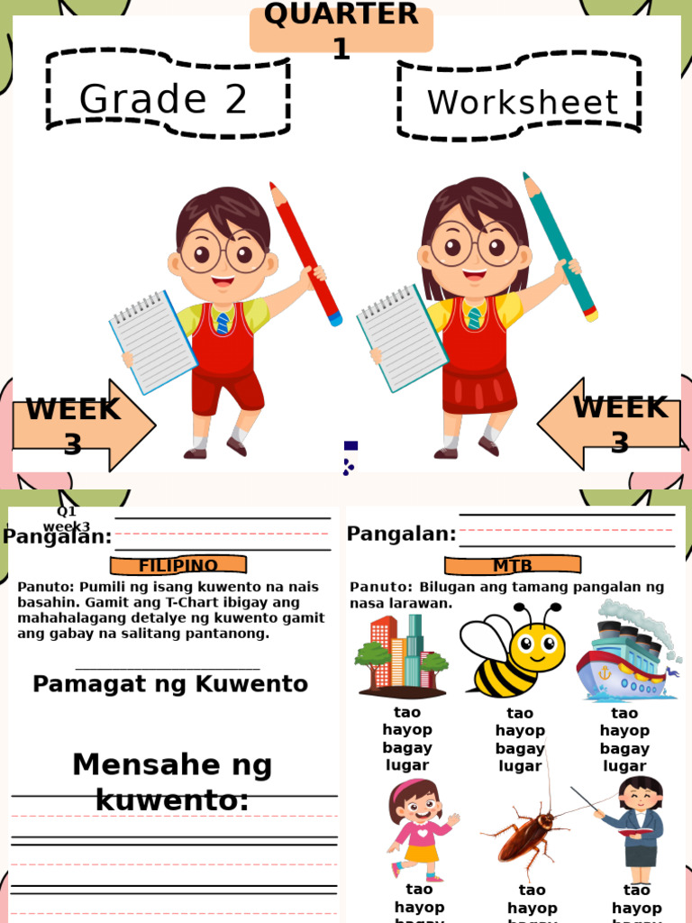 q1 Week3 Worksheets | PDF