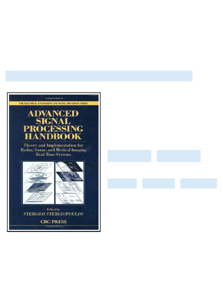 (Ebook) Adaptive Filtering Primer With MATLAB by Stergios Stergiopoulos ...