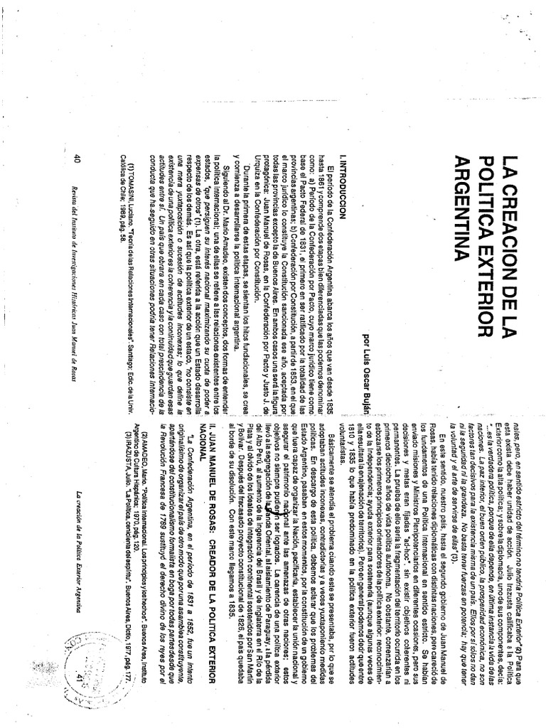 Buján - Politica Exterior | PDF