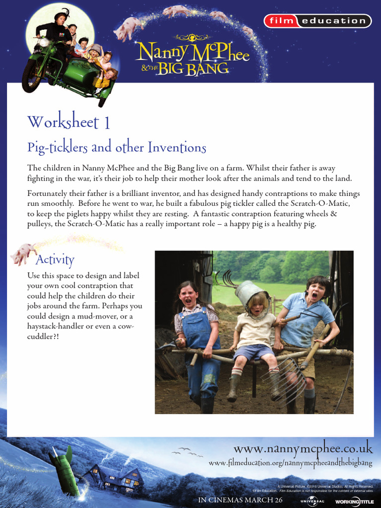 Nanny McPhee Worksheets for Kids | PDF